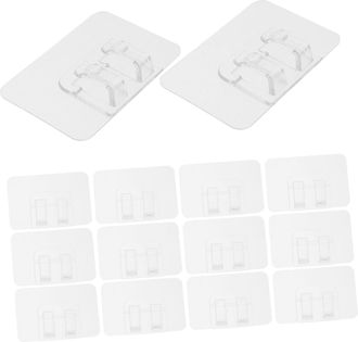 Valiclud 100 Stück Teiliges Weihnachtslicht Clips Selbstklebend Wetterfest für Außenbereich Robuste Kabelhalter für Lichterketten Einfache Montage ohne Werkzeu