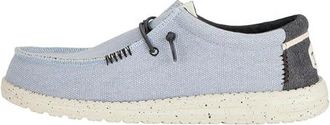 HeyDude Wally Coastline Jute - Chaussures pour Hommes - Baskets avec Semelles Confortables - Style Mocassin, Stone White, 44