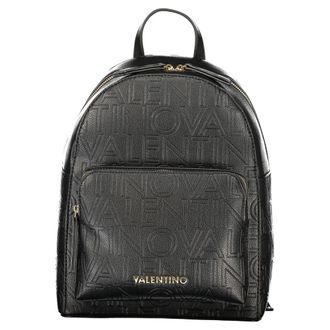 Mario Valentino Mario Valentino Schwarzer Polyurethan Damen-Rucksack