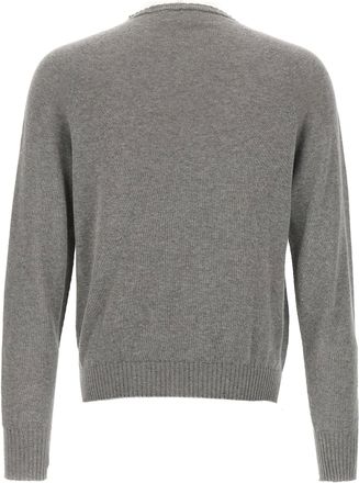 Maryya Cashmere Blend Crew Neck Sweater - Grey