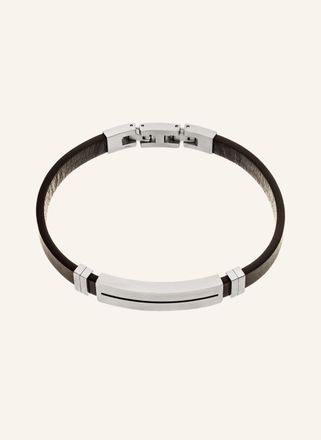 s.Oliver S.Oliver Armband Aus Echtleder braun