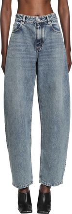 Alaia Round Denim Jeans