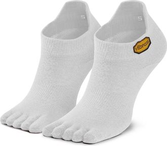 Vibram Fivefingers Kurze Socken Vibram Fivefingers Athletic No Show S15N01 Wei&szlig;