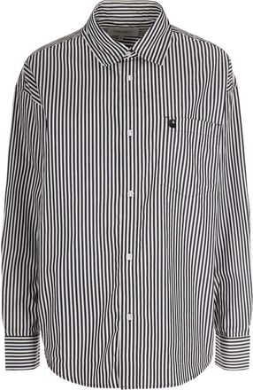 Carhartt Work in Progress striped pocket shirt - Wei&szlig;