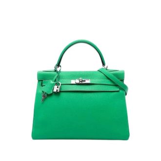 Herm&egrave;s Pre-owned Kelly 32 Handbag - - Pre-owned - Damen - Gr&uuml;n - ONE SIZE