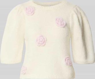 Pieces Regular Fit Shirt mit Stickerei Modell AYA
