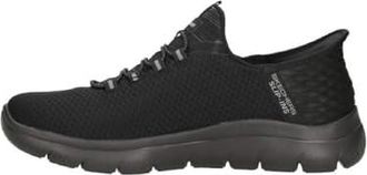 Skechers Summits High Range Baskets Homme, Black Mesh Trim Black, 45.5 EU