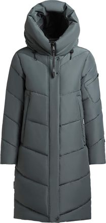 Khujo Jange2 Damen Wintermantel Steppmantel Winterjacke Kurzmantel Steppjacke (DE/NL/SE/PL, Alphanumerisch, XS, Regular, Regular, 307FOA-GRE)