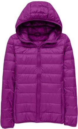 Generic Doudounes pour femmes, vestes dhiver pour femmes Uk grande taille, veste rembourr&eacute;e classique avec poches, v&ecirc;tements dext&eacute;rieur matelass&eacute;s de couleur 