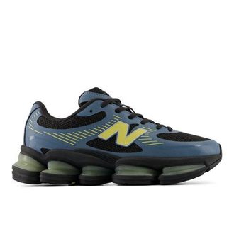 New Balance Unisexe Night Lights Abzorb 2000 en Noir/Bleu/Jaune, Synth&eacute;tique, Taille 38.5