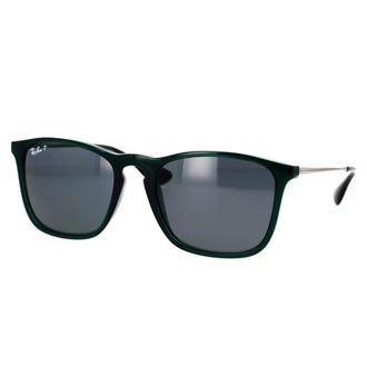 Ray-Ban unisex, Accessoires, Vert, Taille: 54 MM Lunettes de soleil polarisées carrées modèle Chris