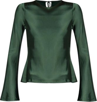 Ganni Damen, Blusen & Hemden, Grün, SGröße