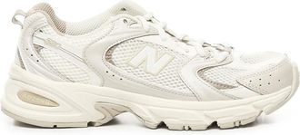 New Balance Femme, Chaussures, Blanc, Taille: 44 EU Baskets Blanches avec D&eacute;tails Logo