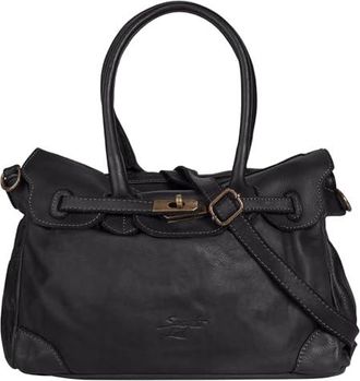 Samantha Look Sac shopping Femme cuir v&eacute;ritable | Fabriqu&eacute; en Italie, sac &agrave; bandouli&egrave;re spacieux avec bandouli&egrave;re r&eacute;glable 022172