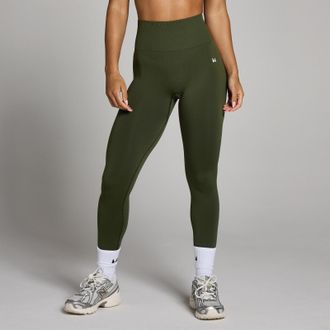 MyProtein Legging sans coutures Tempo MP femme - Vert for&ecirc;t - XL
