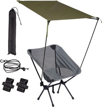 Generico Faltbarer Sonnenschirm f&uuml;r Strandstuhl, tragbar, robust, f&uuml;r Erwachsene, Reisen, Garten, Sport