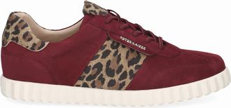 Peter Kaiser Damen - Sneaker 73340 in rot Rauleder