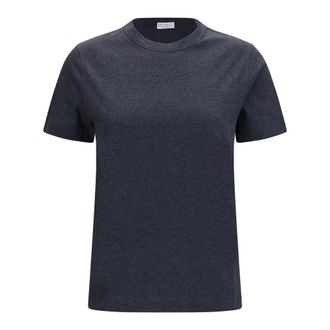 Brunello Cucinelli Baumwoll-T-Shirt - - Tops - Herren - Blau - XL