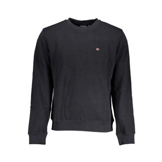 Napapijri Eleganter schwarzer Langarm-Sweatshirt - - Sweatshirts & Hoodies - Herren - Schwarzk - S