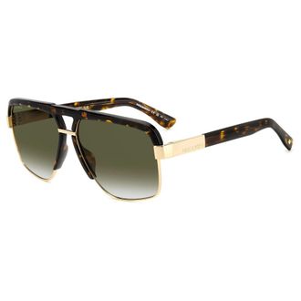 Dsquared2 Homme, Accessoires, Brun, Taille: 61 MM Lunettes de soleil aviateur carrées