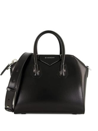 Givenchy Hobo Bags - Box-Shaped Calf Leather Handbag With Detachable Sh - Gr. unisize - in Schwarz - f&uuml;r Damen