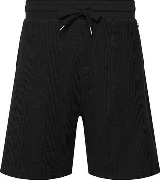 HUGO BOSS Sportshorts Structure 50540581 Schwarz Regular Fit