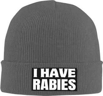 Generic Bonnet dhiver Tricoté JAi La Rage Unisexe Tricoter Chapeau Anti-Transpiration Beanie Hiver pour Ski Adultes Femme