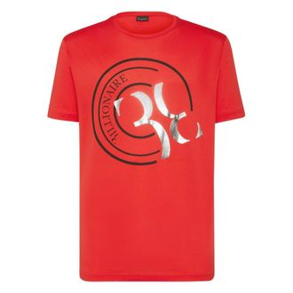 Billionaire Boys Club Homme, Tops, Rouge, Taille: 4XL T-shirt Round Neck SS Double B
