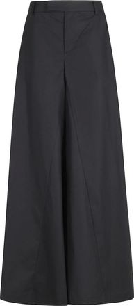 Federica Tosi Femme, Pantalons, Noir, Taille: 38 FR Wide Pantalons
