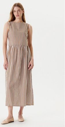 Benetton United Colors Of Benetton Sommerkleid 48I5DV0BK Beige Regular Fit