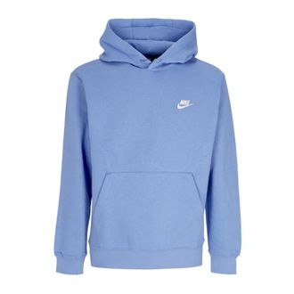 Nike Fleece Hoodie mit Kordelzug - - Sport - Herren - Blau - XL