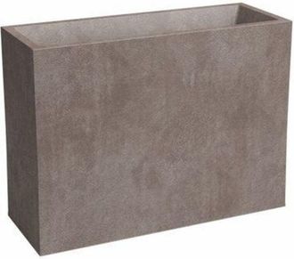 Artevasi Jardiniere haute - SYDNEY - Plastique - Taupe - 80 cm - 50 L - Dimensions: 79.5x29.5x68cm