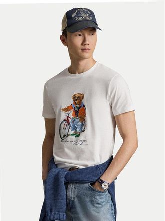 Polo Ralph Lauren T-Shirt 710B16612002 Wei&szlig; Regular Fit