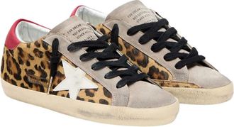 Golden Goose Homme, Chaussures, Blanc, Taille: 41 EU Super-Star Leopard