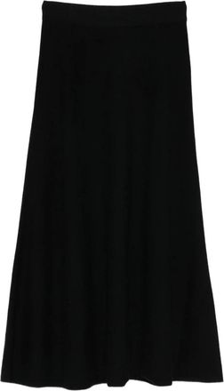 Lisa Yang Femme, Jupes, Noir, Taille: 40 FR Jupe Midi Trap&egrave;ze