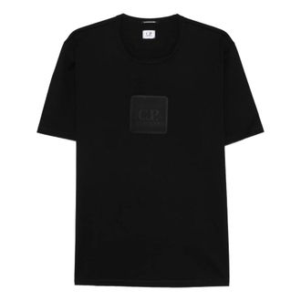 C.P. Company C.p. Company, Homme, Tops, Noir, Taille: M T-shirt &agrave; Manches Courtes