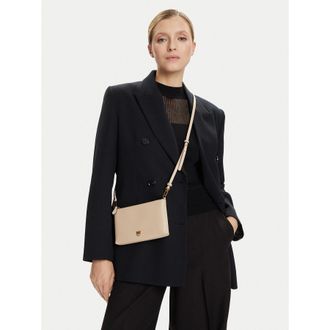 Pinko Handtasche PINKO Flat Horizontal Mini AI 25-26 104277 A0F1 Beige