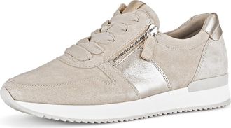 Gabor Damen Low-Top Sneaker, Frauen Halbschuhe,schnürschuhe,schnürer,straßenschuhe,Strassenschuhe,Sportschuhe,Desert/Puder,38.5 EU / 5.5 UK