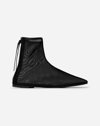 Arket Stiefel Aus Mesh -Schwarz
