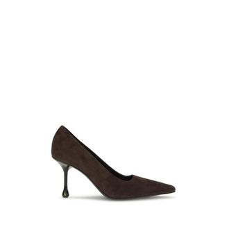 Jimmy Choo London Elegante Ixia Wildlederpumps - - Shoes - Damen - Braun - 39 EU