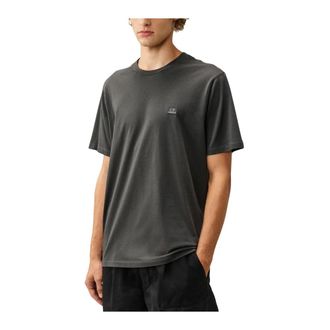 C.P. Company C.p. Company - T-shirt graphique &agrave; manches courtes en jersey 30/1 - Homme - Tops - Gris - Taille: L