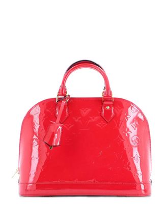 Louis Vuitton sac &agrave; main Alma &agrave; motif monogramm&eacute; - Rouge