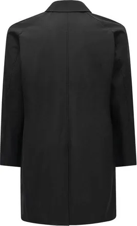 AlltheMen Trenchcoat Herren Einreihiger Freizeit Trenchcoat mit Reverskragen Regular Fit
