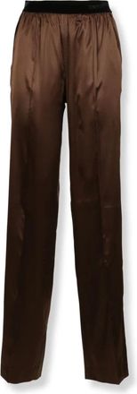 Tom Ford Femme, Pantalons, Brun, Taille: 38 FR PJ Pants