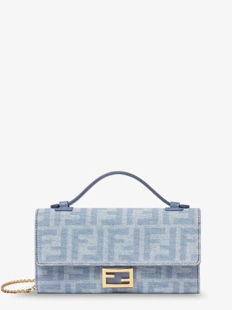 Fendi Baguette Continental canvas crossbody bag with all-over FF motif - FENDI - gender_Woman