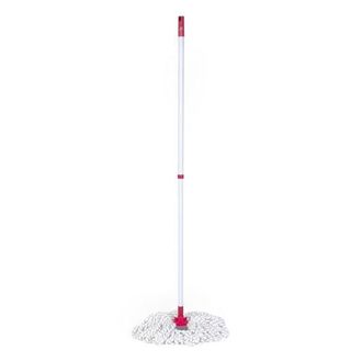 Kleeneze Beldray LA029418FEU7 Keine Chemische Reinigung 2-in-1-Wischmopp - saugf&auml;hige, maschinenwaschbare Pads zum Reinigen/Trocknen, Flach Mopp, alle harten O