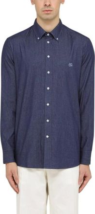 Etro Homme, Chemises, Bleu, Taille: L Casual Chemises
