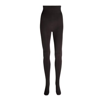 Item m6 Strumpfhose mit Kompression f&uuml;r Damen, Blickdicht, 100 DEN, Gr&ouml;&szlig;e M, Tall, Cosy Winter Tights Conscious, Almost Black