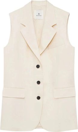 Anine Bing Sara Vest - - Jackets - Damen - Beige - M