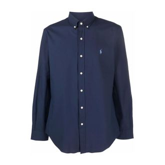 Polo Ralph Lauren Homme, Chemises, Bleu, Taille: M Slbdppcs-Ls Shirt